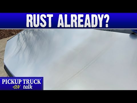 Tesla Cybertruck Rust Already Due to Rain? Rail Dust? - USAMotorJobs