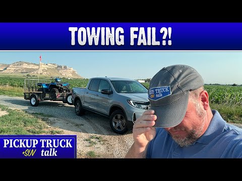 Wildcat Hills Test! 2024 Honda Ridgeline Towing Just 1,500 lbs Screams ...