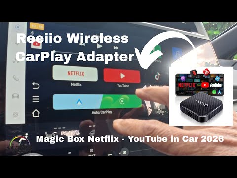Reeiio Wireless CarPlay Adapter Review: AI Magic Box Netflix YouTube in ...